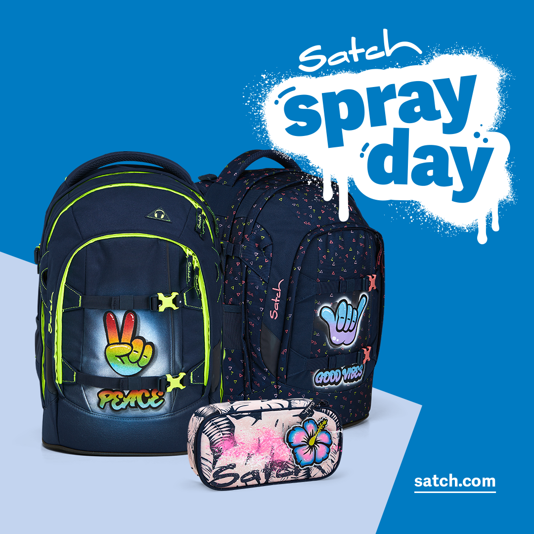 Satch Spray Day am 21.10.2023 – mach deinen Satch zum Unikat! – Bantel ...